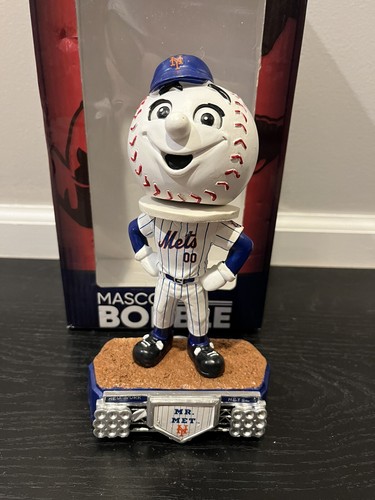 BRAND NEW YORK METS Mr. Met FOCO MASCOT Bobblehead Stadium Lights MLB ...