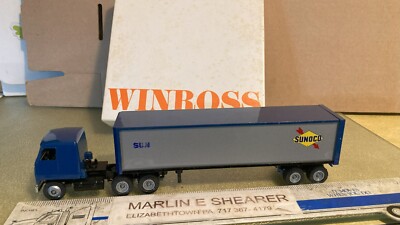 SUN / SUNOCO OIL COMPANY CABOVER TRACTOR TRAILER WINROSS TRUCK | eBay