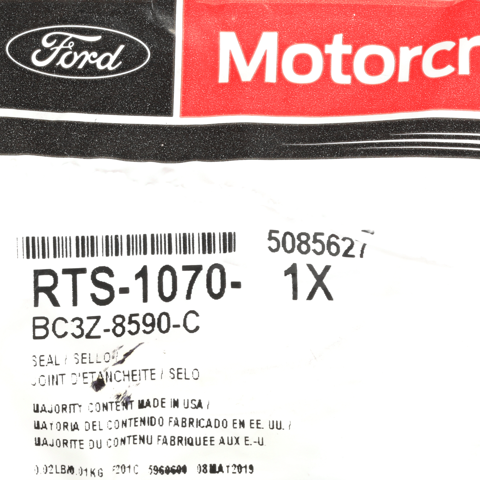 NEW OEM Ford 2011-2022 Super Duty Coolant Connector Hose Lower Seal ...
