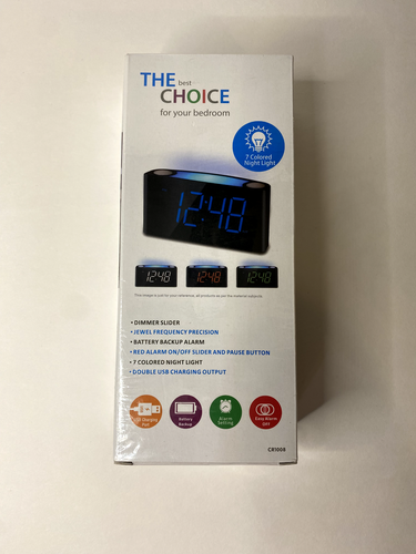 Rocam LED Digital Color Changing Alarm Clock NEW FACTORY SEALED | eBay