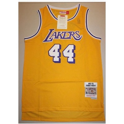 Los Angeles Lakers Jerry West 1971-1972 #44 Jersey Large Mitchell ...