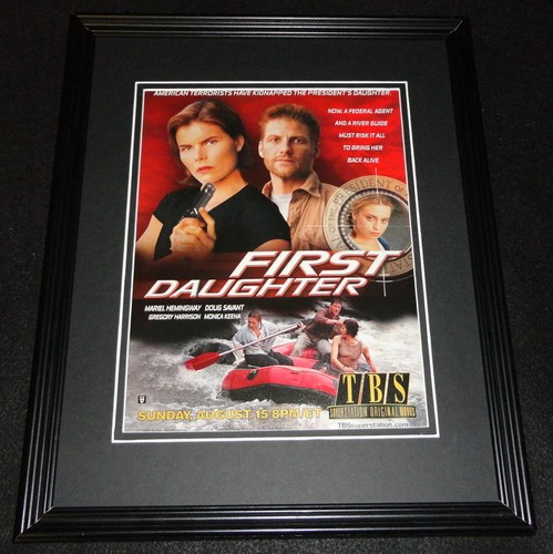 First Daughter 1999 Framed 11x14 ORIGINAL Advertisement Mariel ...