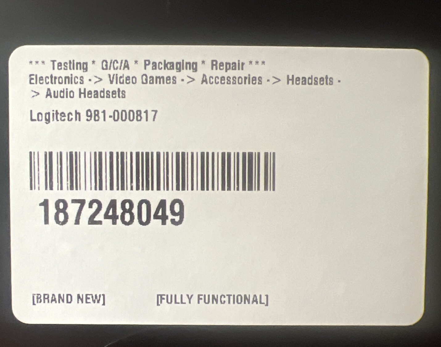 Logitech PRO X USB Wired Gaming Headset - Black (981-001260) for sale ...