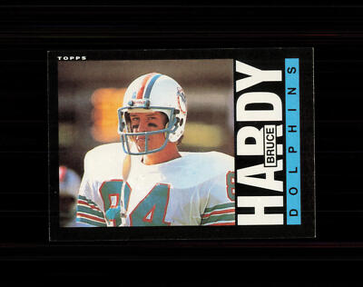 1985 Topps Football #312 Bruce Hardy Miami Dolphins | eBay