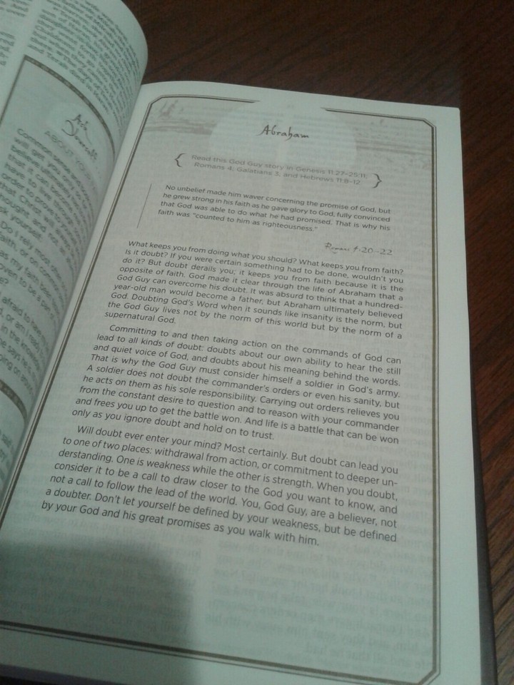 ESV God Guy Bible (Hardcover).USED.CHECK PHOTOS. 9781433534713 | eBay