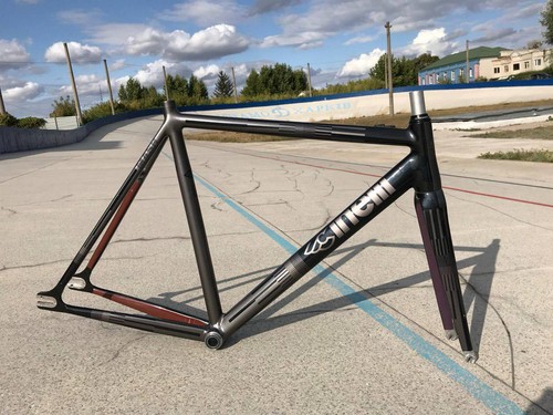 cinelli mash parallax charcoal 2016 Fixie track velodrome frameset | eBay