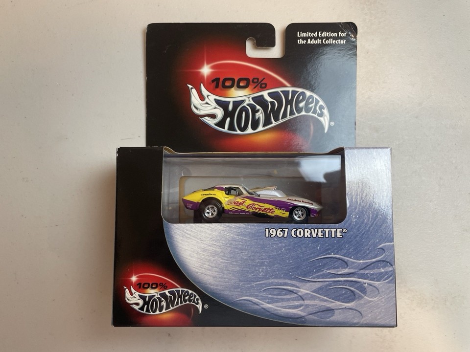 100% Hot Wheels Limited Edition 1967 Chevy Coast Corvette - LARRY WOOD ...
