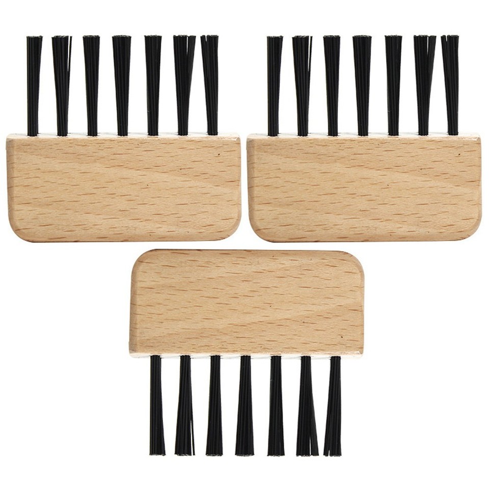 3 Pcs Hair Comb Cleaning Tool Wire Scrubbing Brush Hairbrush Barber ...