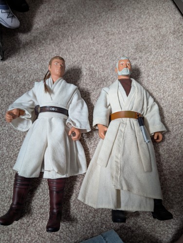 Young Obi Wan,Old Ben Kenobi Star Wars 12" Figures Free Darth Vader ...