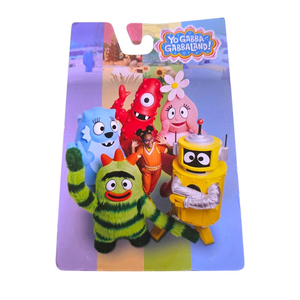 Yo Gabba Gabba Foofa 3" Vinyl Mini Figure Gabbaland Jazwares Posable ...