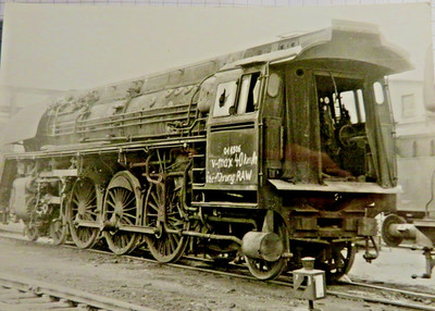 Schnellzug Lok, Foto 10 x15, DR, Dampflok 01 506, RAW Meiningen ...