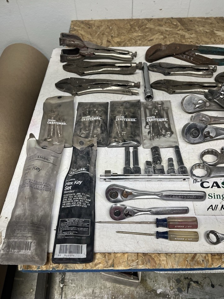 Craftsman vice grip channel lock tool lot | eBay