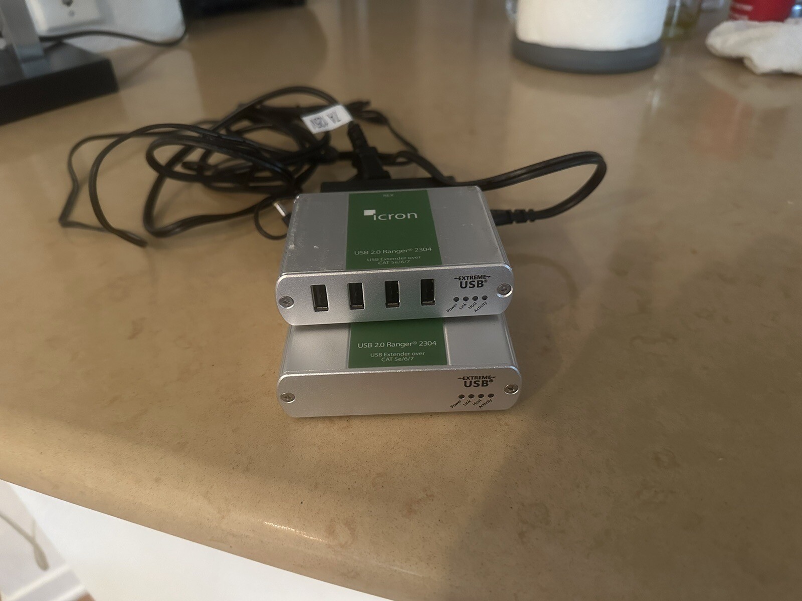 icron usb ranger 2304 usb 2.0 extender LEX & REX with power supply | eBay