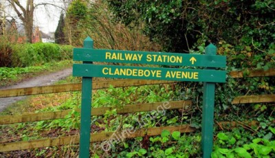 Photo 6x4 Sign, Helen's Bay Crawfordburn The sign at the start of ...