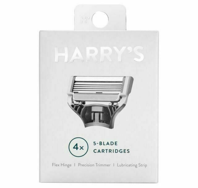 Harry's Men's Razor Blades 5 Blade/4CT Cartridges Refills - New Other ...