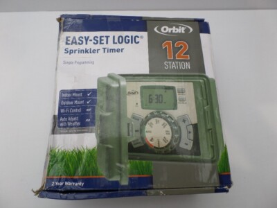 ORBIT 57900 12-STATION EASY-SET LOGIC INDOOR/OUTDOOR SPRINKLER TIMER | eBay