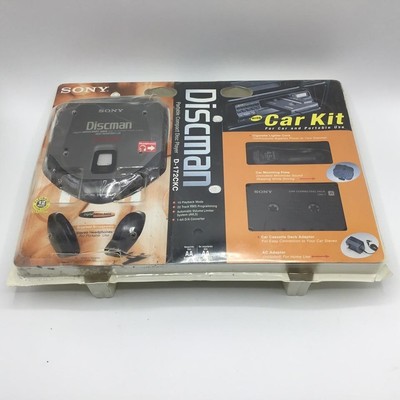Vintage Sony Discman Portable Mega Bass CD Player with Car Kit (D ...