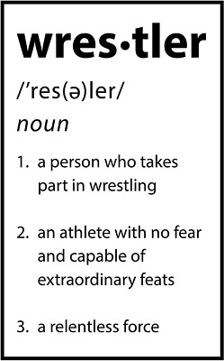 Define Wrestler Poster - Wrestling Team Coach Gift (36 X 60 Inches) | eBay