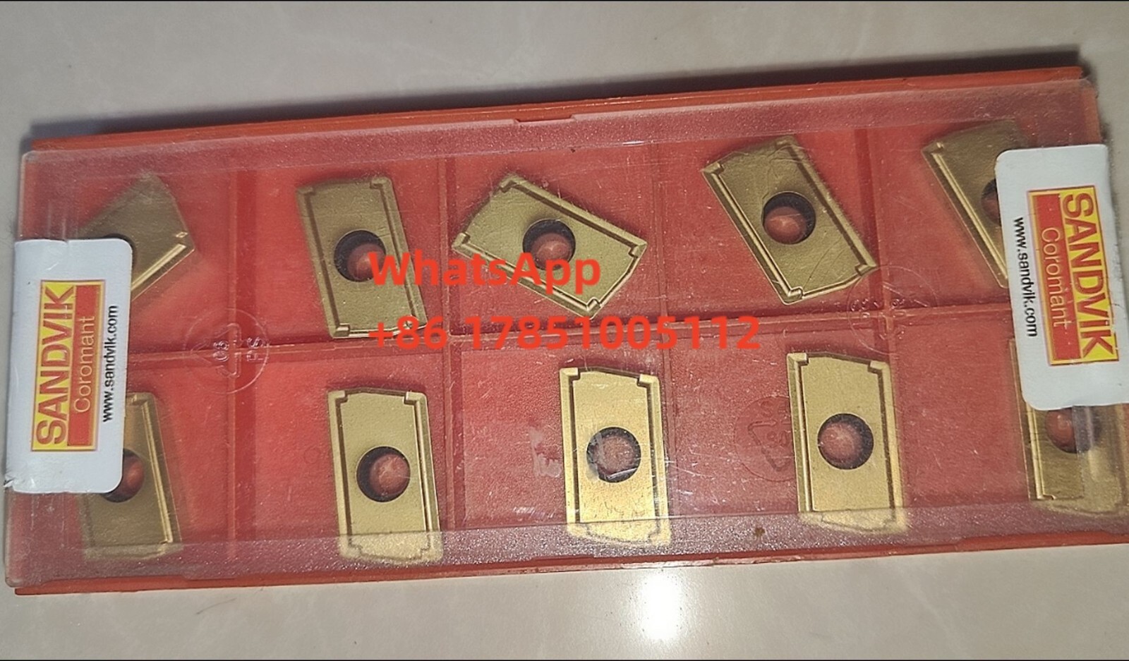 SANDVIK R424.9-180608-24 1025 CARBIDE INSERTS R424.9-18 DRILL INSERTS ...