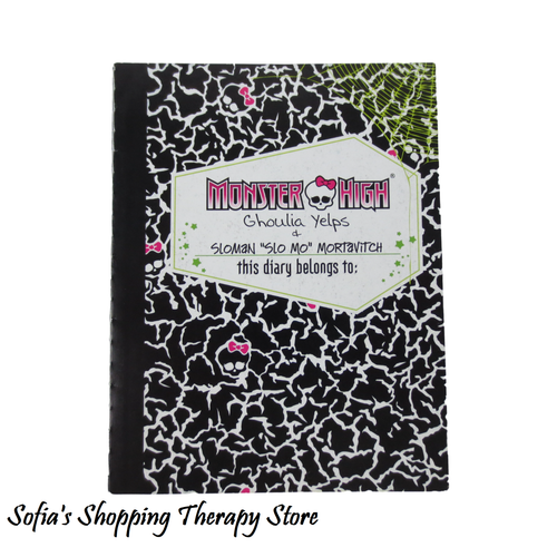 Monster High Diary Journal Book Booklet Finnegan Rochelle Venus Robecca ...