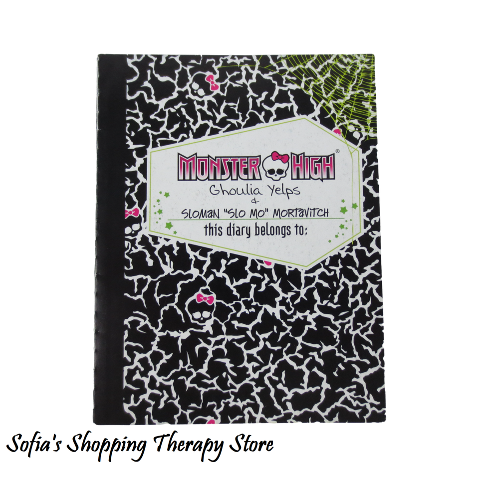 Monster High Diary Journal Book Booklet Finnegan Rochelle Venus Robecca Meowlody | eBay