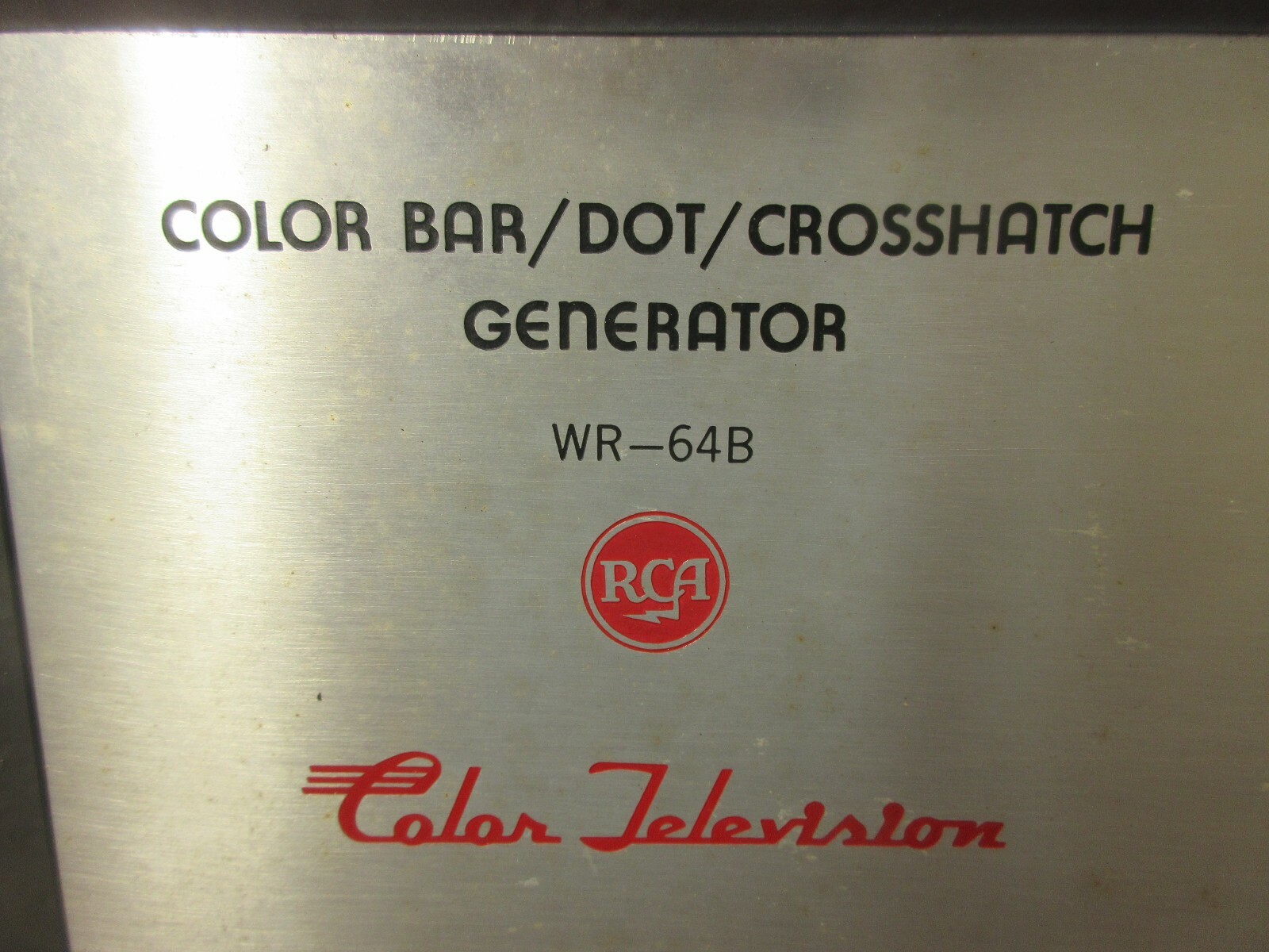Vintage RCA Wr-64b Color Bar/ Dot / Crosshatch Generator for sale ...