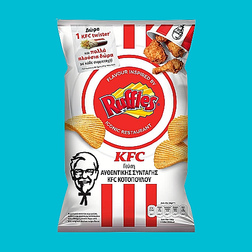 Greek Ruffles KFC Chicken Flavor Potato Chips, 2 x 120 g (4.23 oz ...