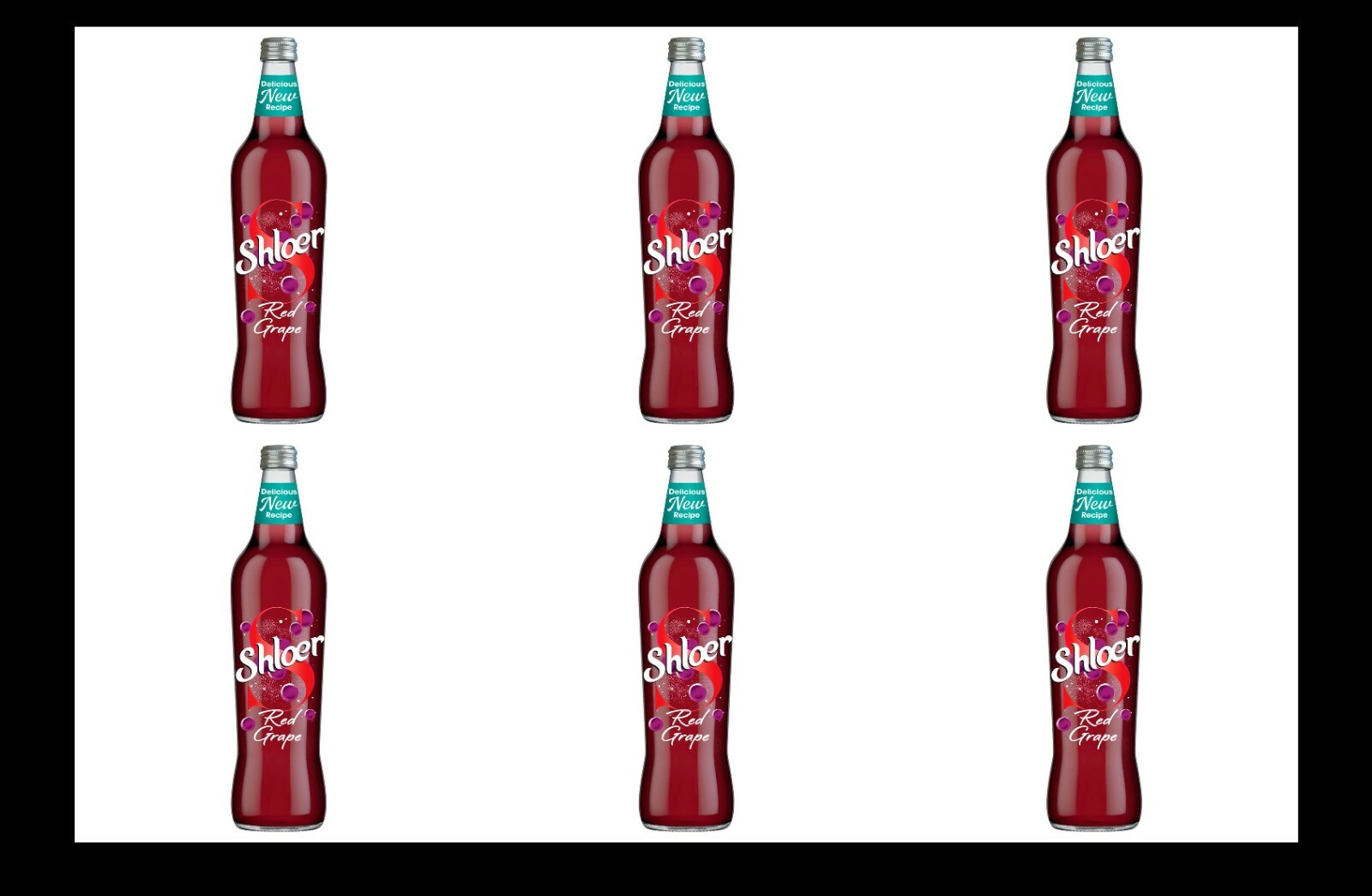 Shloer Red Grape Non-Alcoholic Sparkling Juice Drink 6x750ml or12x750ml ...