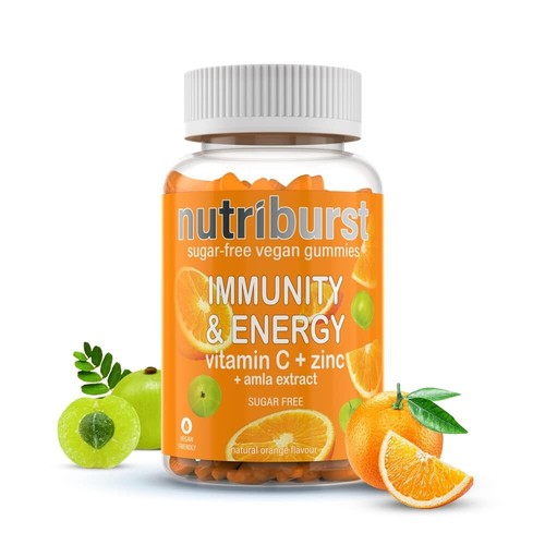 NUTRIBURST Immunity Booster Natural Orange Flavor 60 Gummies | eBay ...