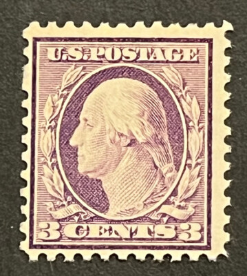 Travelstamps: 1917 US Stamps #501 MINT OG H 3 CENT WASHINGTON ISSUE | eBay