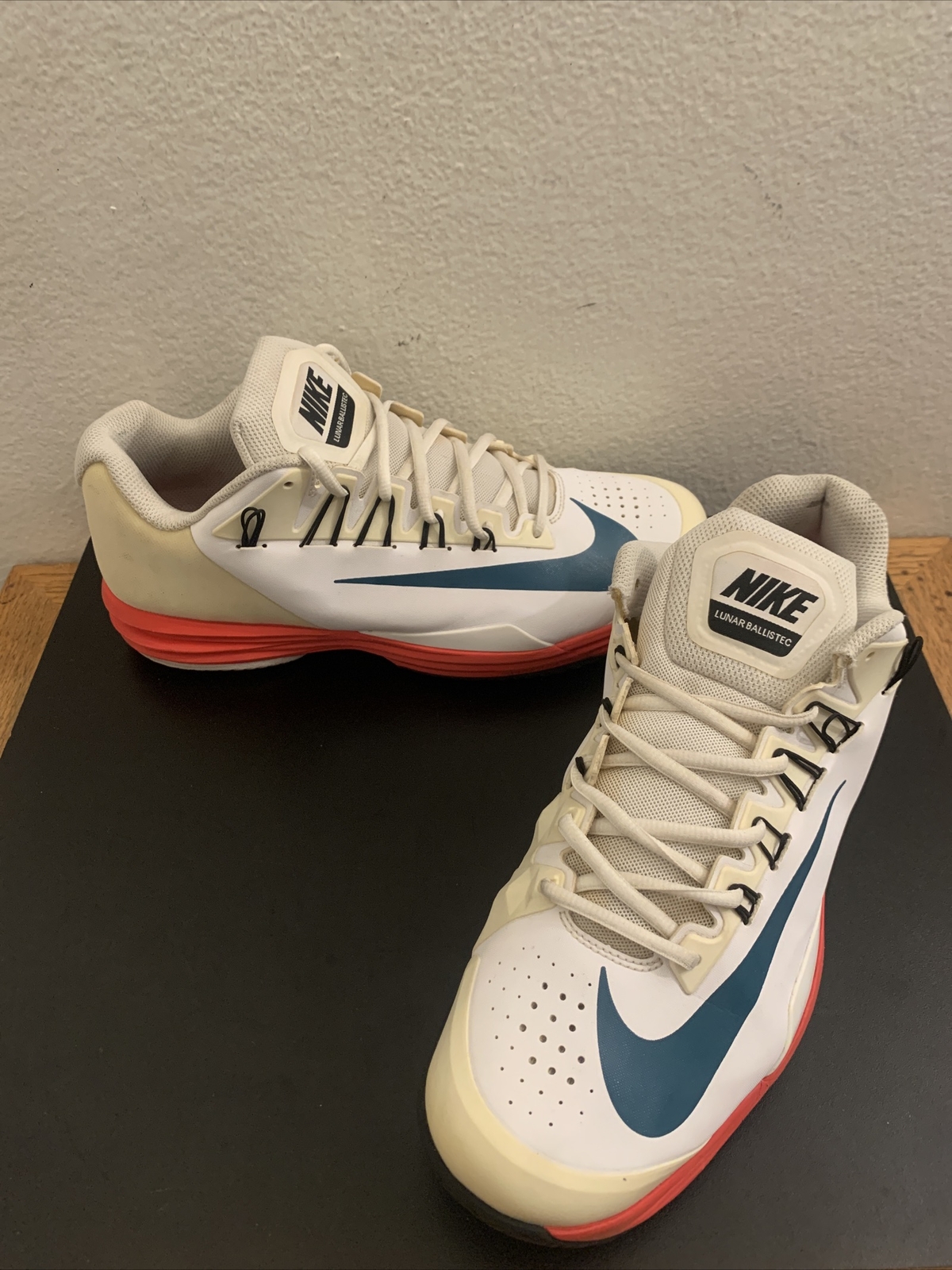 NIKE MENS RAFA NADAL LUNAR BALLISTEC TENNIS SHOE Mult… - Gem