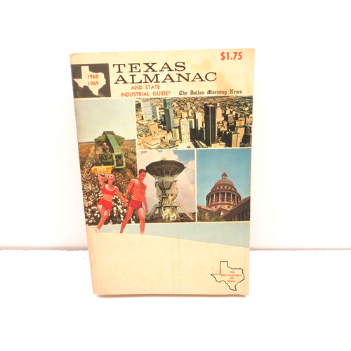 Vintage Dallas Morning News Texas Almanac Paperback 1968-1969 | eBay