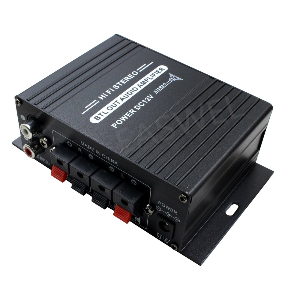 400W Power Amplifier Bluetooth HiFi Stereo Audio Digital FM AMP For Car ...