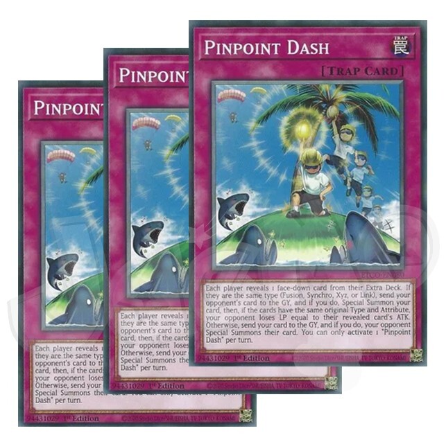 Yugioh - Pinpoint Dash x 3 - 1st Edition NM - Free Holographic Card | eBay