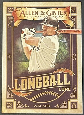 2020 Allen and Ginter Longball Lore #LL-46 Larry Walker Rockies | eBay