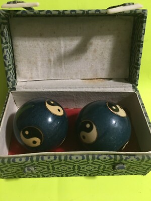 VINTAGE BAODING BALLS MUSICAL CHIME HAND MASSAGE STRESS MEDITATION preowned used | eBay