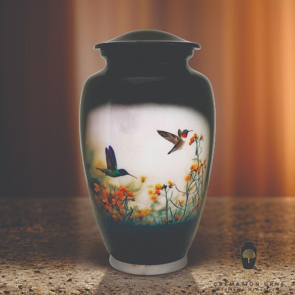 Beautiful Hummingbirds Adult Large Cremation Urn for Human Ashes ...