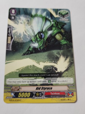 Cardfight!! Vanguard Aid Styraco G-BT10/072EN C CFV NM | eBay
