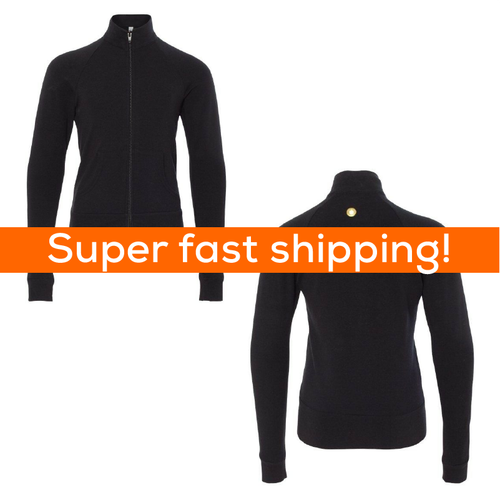 Boxercraft Girls Youth Kids Zip Up Black Sweatshirt Practice Jacket S,M ...