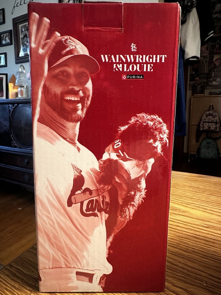 St Louis Cardinals Adam Wainwright Waino and Louie Bobblehead SGA - 5/4 ...