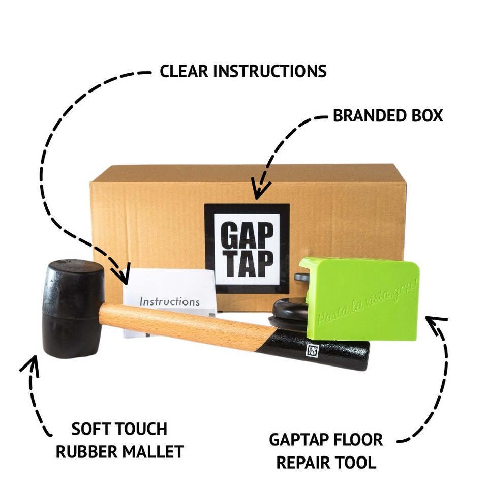 Gap Tap Floor Gap Fixing Tool & Non-Scratch Mallet for Easy Repairs | eBay