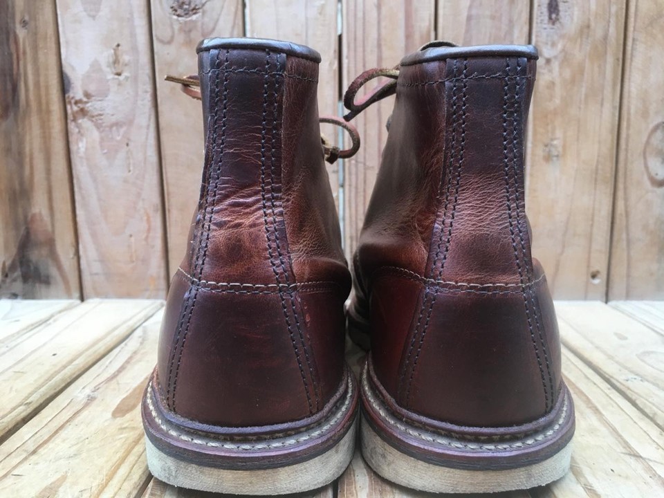 Red Wing 1907 Copper Rough Moc Toe Brown Boots Sz USA 9.5 D| UK 8.5 ...