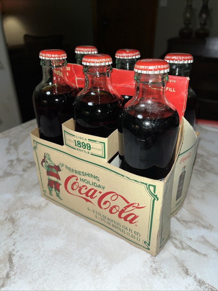 Coca Cola 1899 Bottle Lmted. Edition Refreshing 2007 Holiday 6 pack ...