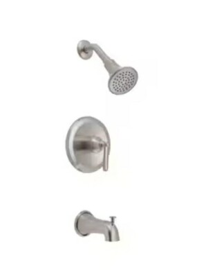 ProFlo Single Handle Tub & Shower Trim Kit -Brushed Nickel - Hopkins ...