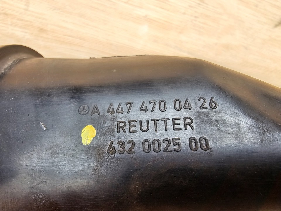 2020 Mercedes-Benz Vito W447 AdBlue Tank Filler Neck Pipe A4474700426 ...