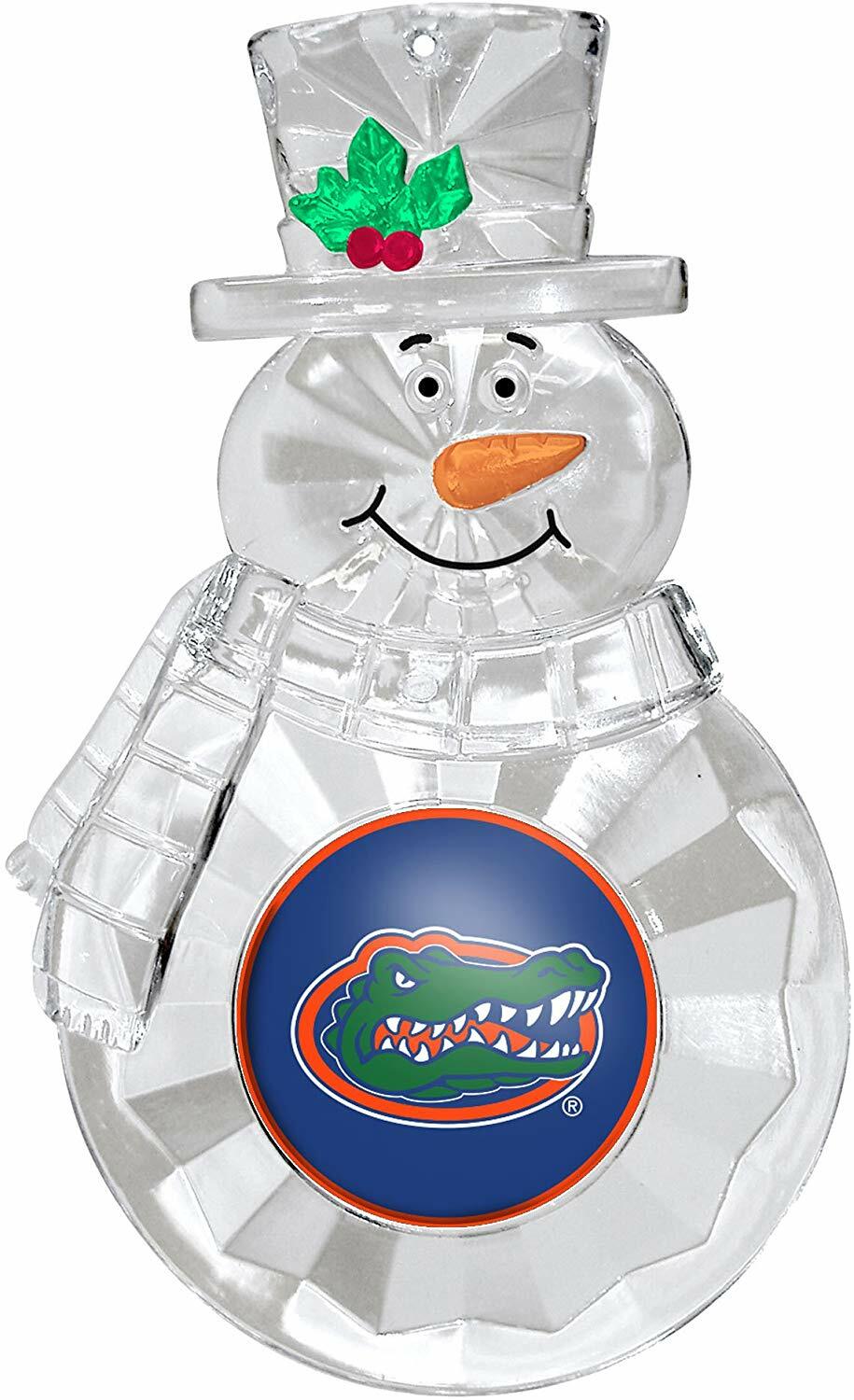 Florida Gators College Logo NCAA Traditional Snowman Christmas Tree ...