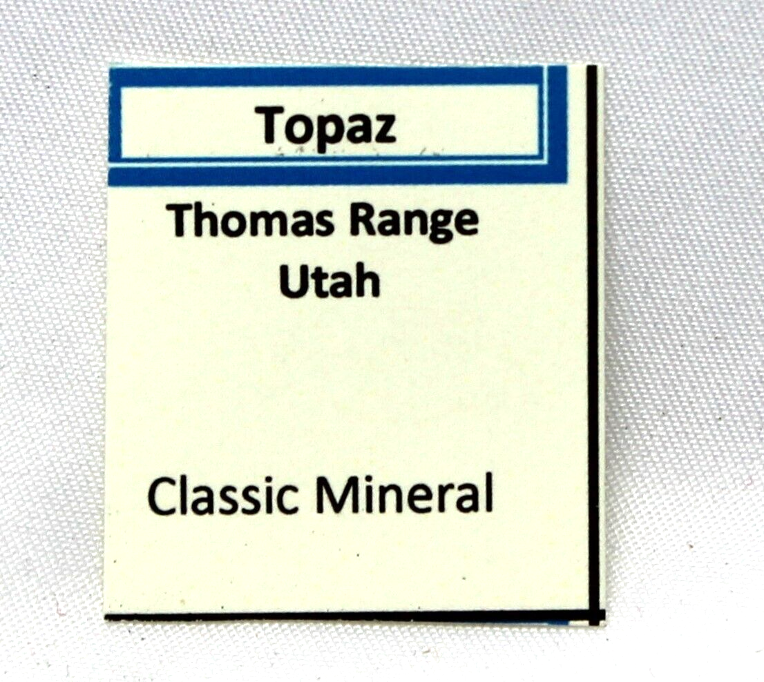 Topaz, Thomas Range, Utah, Thumbnail Sized Specimen CM2086 | eBay