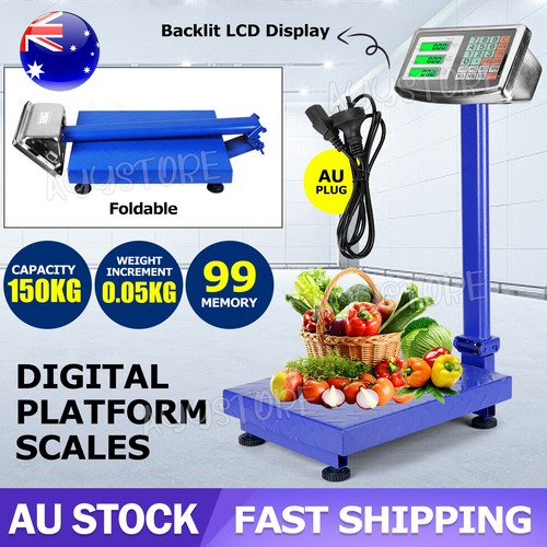 Digital Platform Scales 150KG Commercial Electronic Postal Floor Scale ...