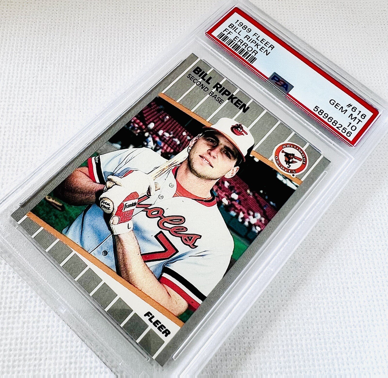 1989 Fleer Billy Ripken FF Error Card #616 Rare PSA 10 💎 Gem | eBay