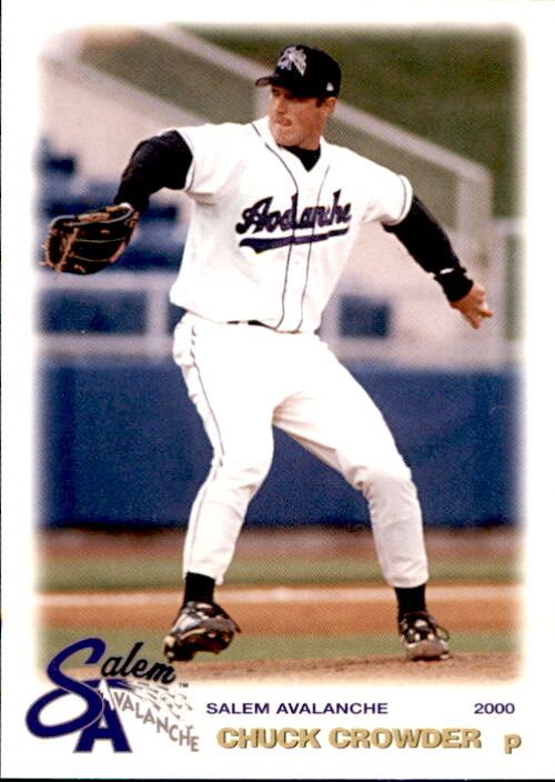 2000 Salem Avalanche Grandstand #11 Chuck Crowder Mantua Ohio OH ...